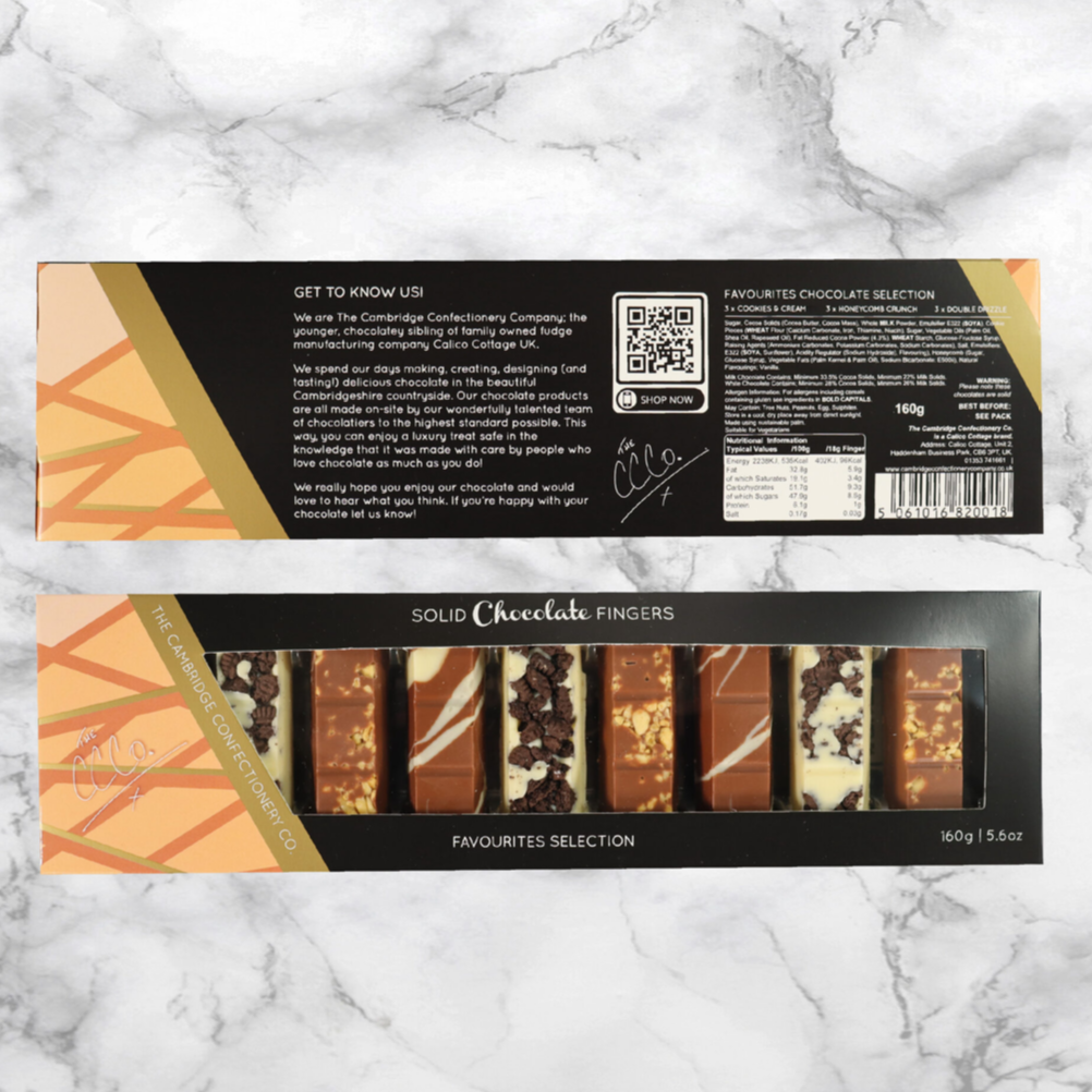 Calico Cottage Solid Chocolate Fingers - Single Pack – Holmes Gifts and ...